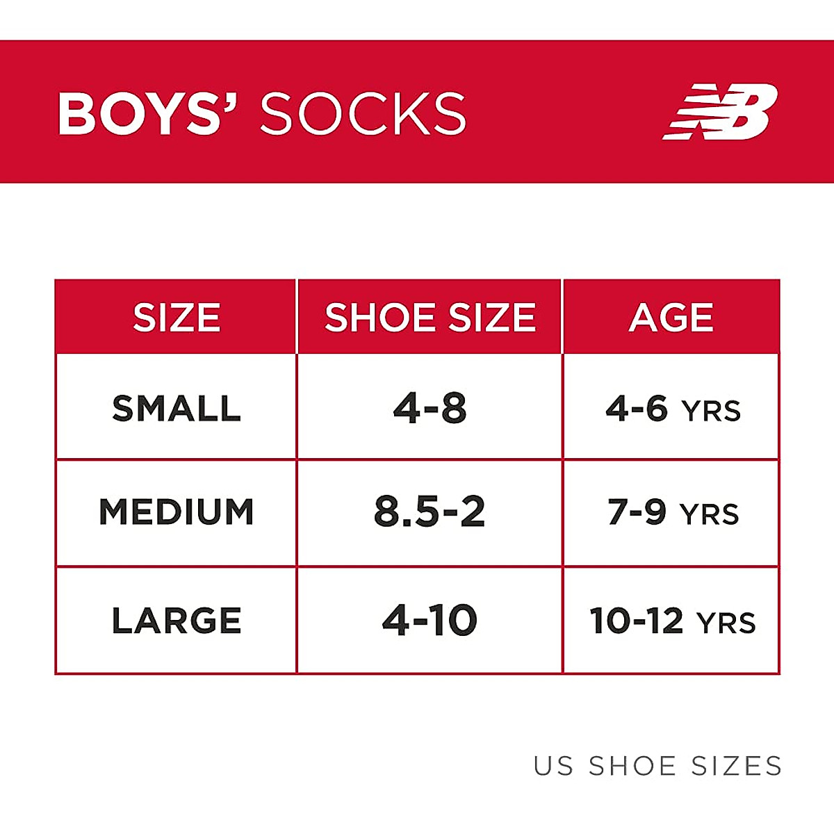New Balance Boys' Quarter Socks - 8 Pack Performance Cushion Comfort Socks - Athletic Quarter Socks for Boys (4-12), Size Large, All White