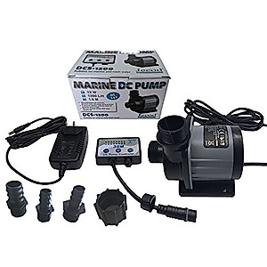 Jebao/Jecod DCS-1200 DC Water Pump 320GPH 4.9ft for Marine Reef Tanks Sump Skimmer Protein