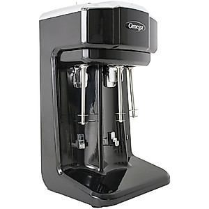 Omega Juicers M3000 Commercial Milkshake Maker Triple Spindle, 1/3 Horsepower, Black