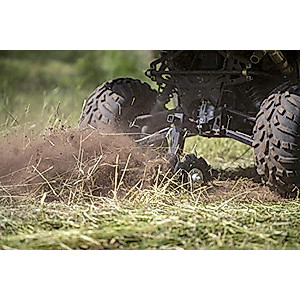 Battle Armor Designs Big Buck 32" Cut Width UTV Disc Plow Harrow with Universal 2" Receiver Mount, Cultivates 1 to 2 Acres