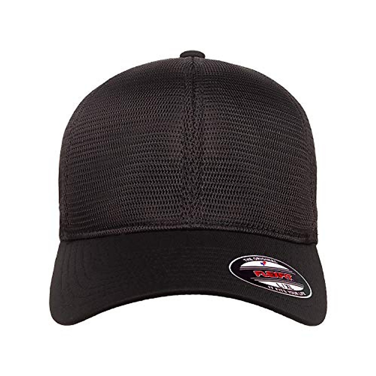 Flexfit Men's 360 Omnimesh Cap, Black, XX-Large