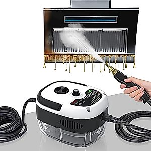 Steam Cleaner, 2500W Steam Cleaners for Home Use, Portable Steam Cleaner with Brush Heads, High Pressure Temperature Steam Cleaning Machine, Handheld Steam Cleaner for Car Couch Furniture Floors