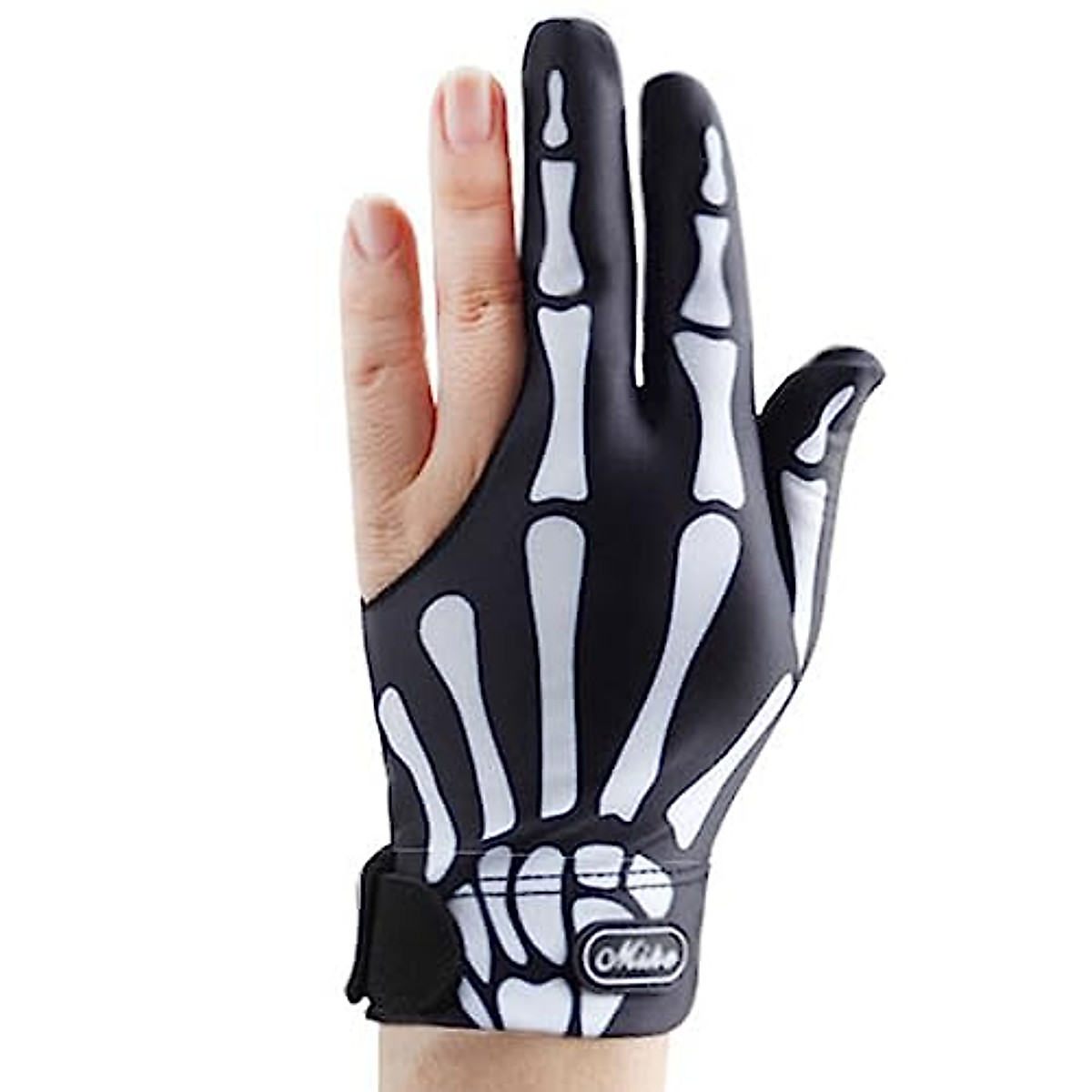 BsoNgo Billiards Glove 3 Finger Pool Glove for Billiard Shooters Carom Pool Snooker Cue Sport for Men & Women, Left Hand