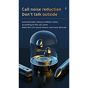 Bluetooth Headphones True Wireless Earbuds 48Hrs Playtime with Wireless Charging Case LED Power Display Wireless & Type-C Charging Waterproof in-Ear TWS Earphones for Phone Computer Laptop Sports