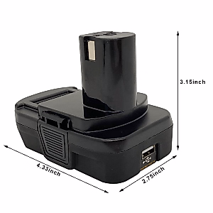 JFQWLE Converter for Black&Decker/Porter Cable/Stanley to Ryobi Battery Adapter, Compatible with Black&Decker/Porter Cable/Stanley 20V Lithium-Ion Batteries, Work for Ryobi 18V Cordless Power Tools