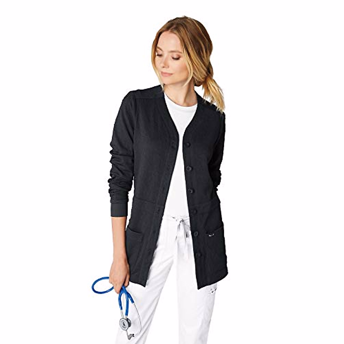 KOI 440 Women's Claire Knit Jacket Black S