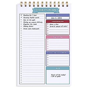 To Do List Notepad 6.5''x9.8''