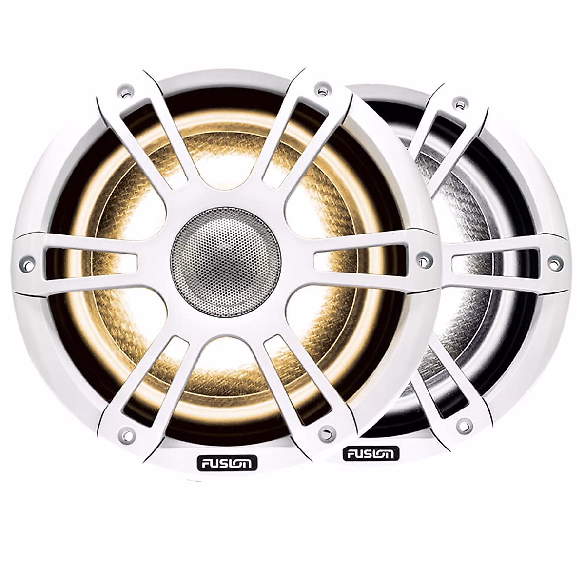 Garmin Fusion Signature Series 3, SG-FL652SPW Sports White 6.5-inch Marine Speakers, with CRGBW LED Lighting, a Brand