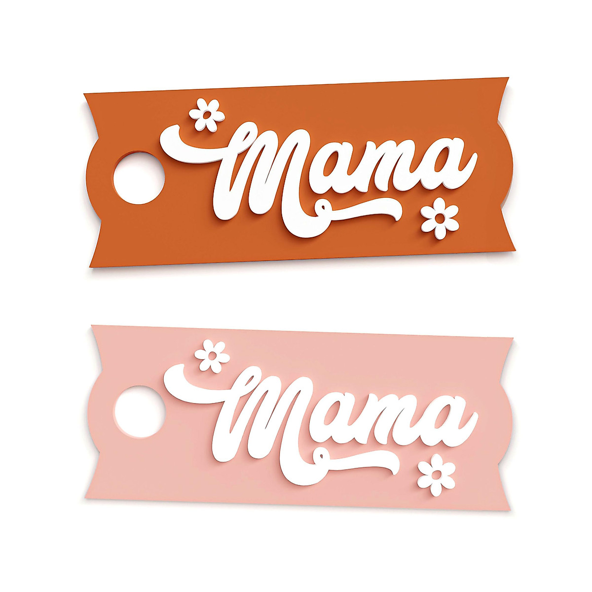 The Cotton & Canvas Co. Mama Stanley Tumbler Tag, Acrylic Lid Topper, Custom Name Plate, Retro, 40oz, 30oz, Gift for Mom, Mother's Day, Quencher H2.0, Personalized