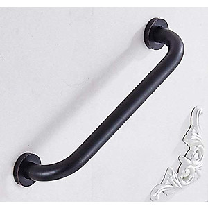 ELLO&ALLO Oil Rubbed Bronze Bathroom Shower Grab Bar, Home Care Bath Handrail (12 Inch)