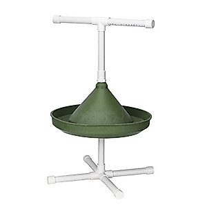 Camidy Multifunction Folding Bird Parrot Stand Perch Bracket Feeding Bowl Shower Perch Toy for Bird Parrot Macaw Cockatoo African Greys Budgies Parakeet Bath Perch Toy(01)