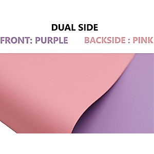 Makeup Mat for Vanity Top Protector, Cover Work Table Waterproof, Oilproof Dustproof Smooth and Soft, Purple 23.6"x11.8"from NemoHome