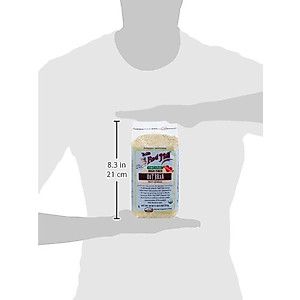 Bob's Red Mill Organic Oat Bran Hot Cereal, 18 Ounce (Pack of 4)