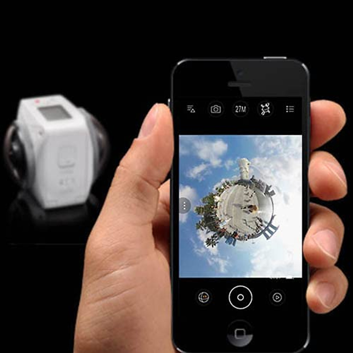 Kodak Pixpro Orbit360 4K VR Camera with Adventure Pack Bundle with 64GB microSDXC Memory Card