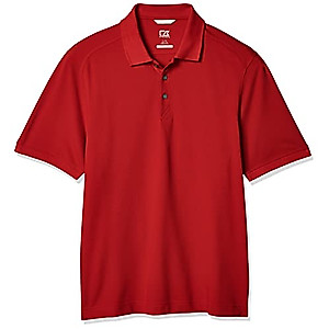 Cutter & Buck mens Big Tall 35+upf, Short Sleeve Advantage Polo Shirt, Red, 2X US