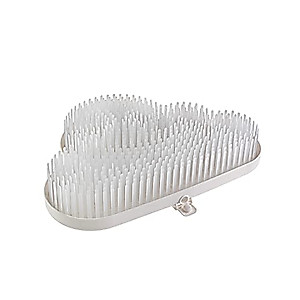 melii Countertop Baby Bottle Drying Rack and Drainboard, BPA Free (White)
