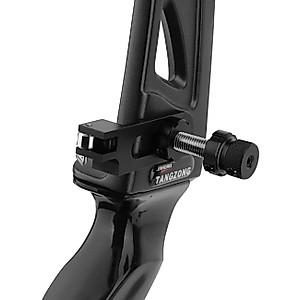 Archery Cushion Plunger and Magnetic Arrow Rest Recurve Bows Screw-in Pressure Button Metal Rest Right Hand