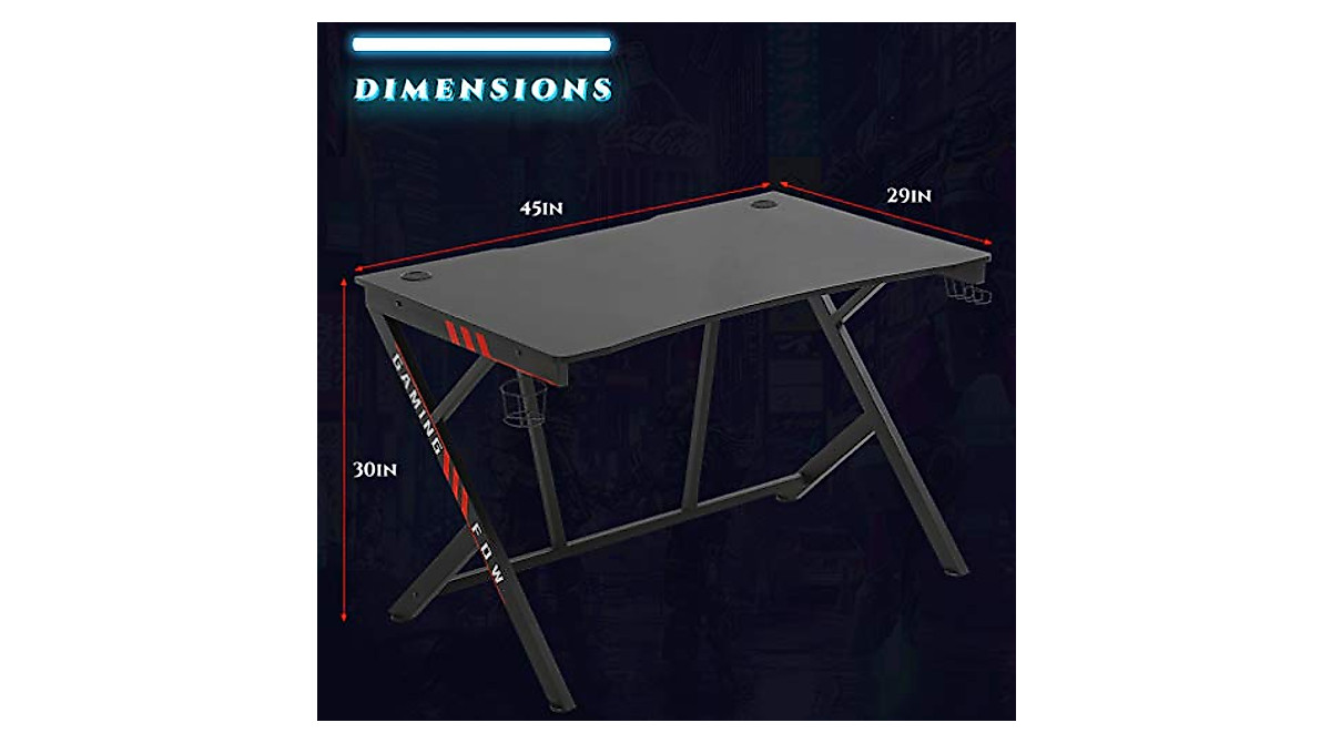 FDW Gaming Desk: Perfect Gamer Workstation