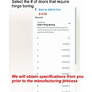 Cabinet Door, Hardboard (HDF), Custom Kitchen Cabinet, Doors, Drawer Front, One Piece Door, Shaker Style, High Quality Cabinet Doors, Custom Sizing Options, HDF1200