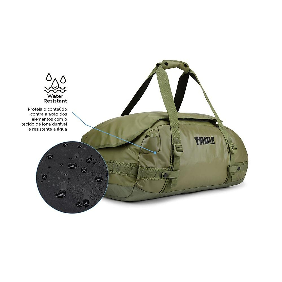 Thule Chasm Sport Duffel Bag 40L, Olivine