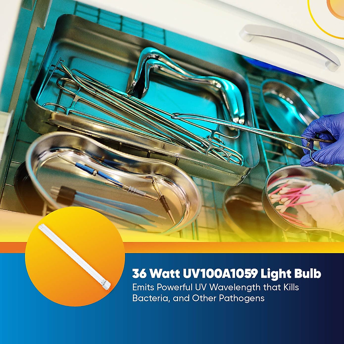 Technical Precision UC36W1006 ABYAUC36W1006-2pack Ultraviolet Light Bulb, 2 Count (Pack of 1)