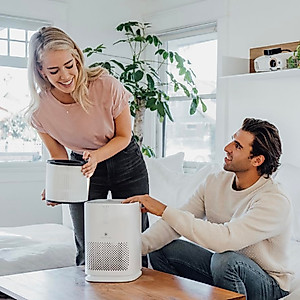 Medify Air MA-14 Genuine Replacement Filter | for Allergens, Wildfire Smoke, Dust, Odors, Pollen, Pet Dander | 3 in 1 with Pre-Filter, H13 HEPA, and Activated Carbon for 99.7% Removal | 1-Pack