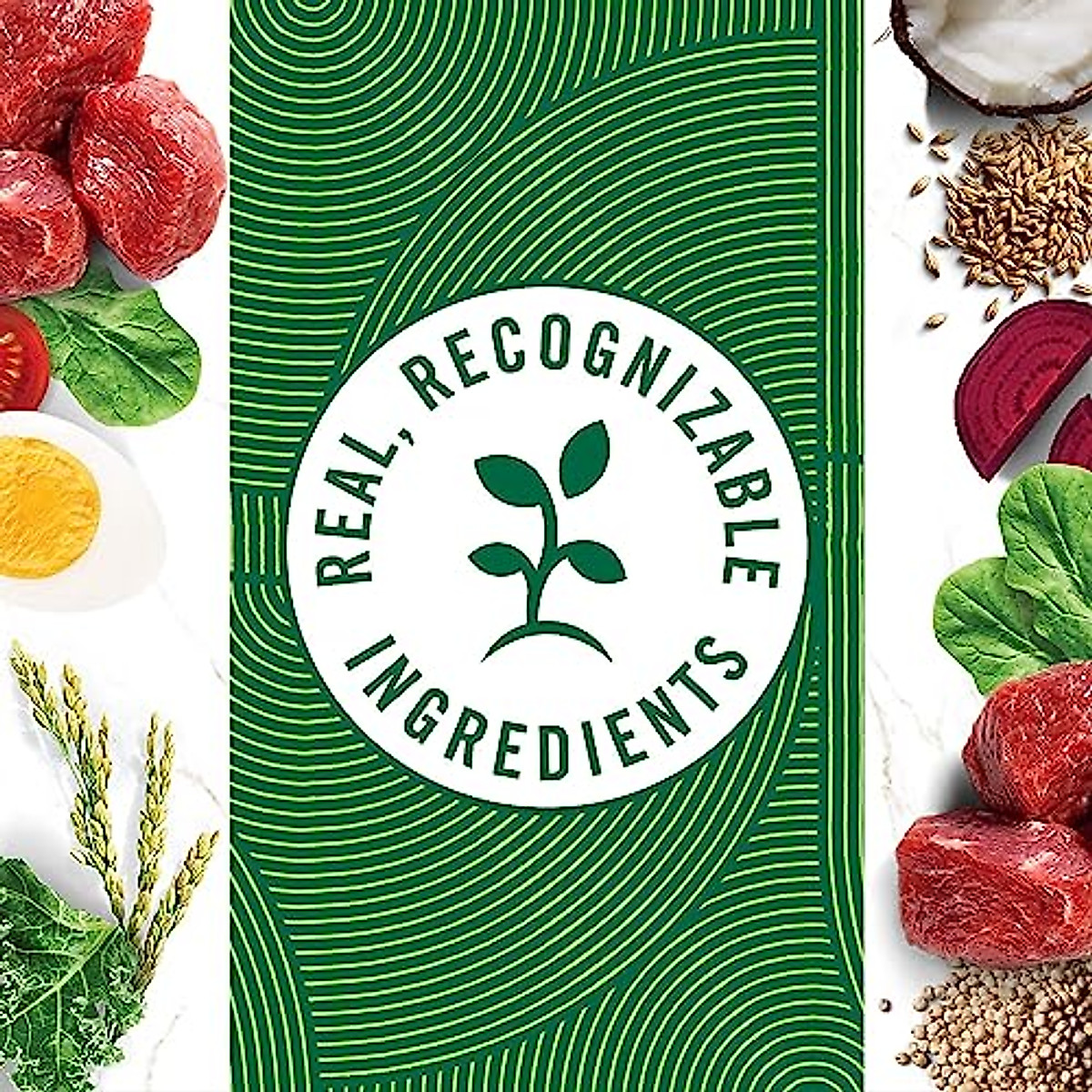 NUTRO NATURAL CHOICE Senior Dry Dog Food, Chicken & Brown Rice Recipe Dog Kibble, 30 lb. Bag