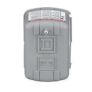 TELEMECANIQUE SENSORS Square D by Schneider Electric 9013FSG2J20 Air-Pump Pressure Switch, NEMA 1, 20-40 psi Pressure Setting, 20-65 psi Cut-Out, 15-30 psi Adjustable Differential