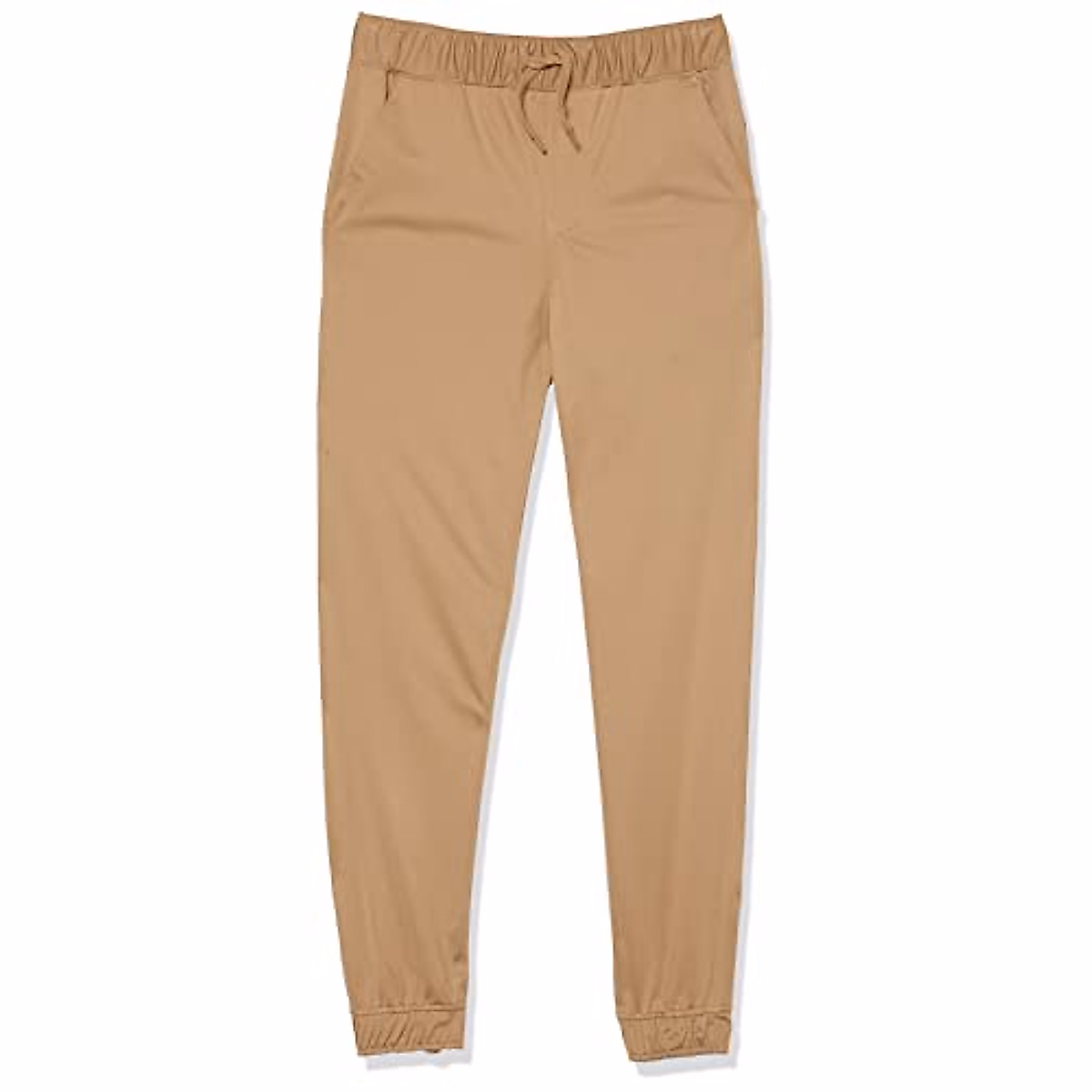 Nautica boys School Uniform Jogger Track Pants, Burnished Khaki/Warp Knit, 10 12 US