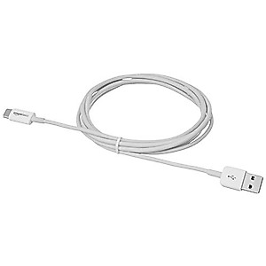 Amazon Basics USB Type-C to USB-A 2.0 Male Charger Cable, 6 Feet (1.8 Meters), White, Laptop