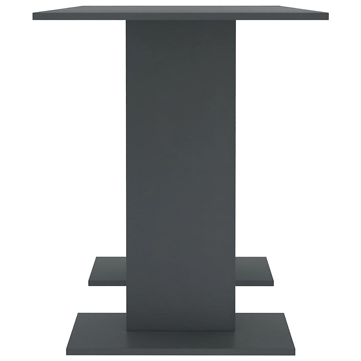 Modern Dining Table,Kitchen Table,Dinner Table Dining Room Home Furniture,Dining Table Gray 43.3"x23.6"x29.5" Engineered Wood