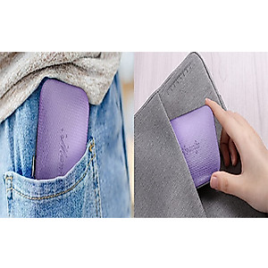 Manicure Set, 12 PCS Stainless Steel Manicure Kit with Fingernail Clippers and Toenail Clippers, Personal Care Nail Clipper Set with Leather Case for Women & Men (Purple) (12 Piece Set)