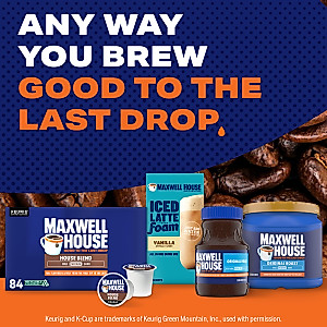 Maxwell House House Blend Medium Roast K-Cup Coffee Pods (84 Pods)