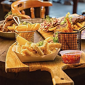 Packer Mate [150 Sets - 2 oz] Portion Cups With Lids, Jello Shot Cups With Lids, Small Plastic Containers With Lids, Plastic Sauce Cups With Lids, Disposable Condiment Cups With Lids, Souffle Cups