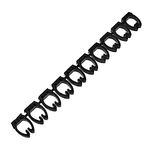 BAIRONG 100pcs 6mm2 Colourful C-Type Marker Number Tag Label for 6-10mm Wire, Cable Markers in A Box for RJ45 Cat6 and Cat5E Cables, RG TV Cables