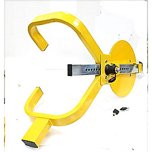 9TRADING Wheel Lock Clamp Boot Tire Claw Trailer Auto Car Truck Anti-Theft Towing Boot