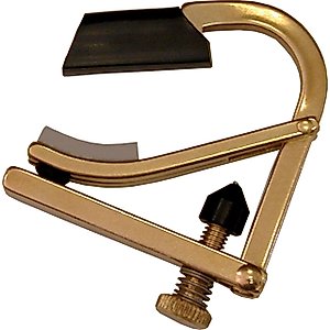 Shubb C7B Brass Partial Capo (covers 3 inside strings)