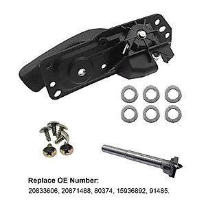 20833606 Interior Door Handle Kit Front Left Diver Side Fits for Cadillac Escalade 2007-2011 Chevy Avalanche Cheyenne Silverado Suburban Tahoe 2007-2014 GMC Sierra Yukon 2007-2014 Replace# 80374