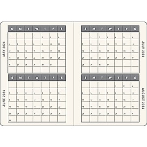 2024 Amethyst Butterflies Weekly Planner (16 months, Sept 2023 to Dec 2024)