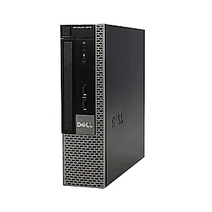 Dell Optiplex 9010 USFF Ultra-Slim High Performance Business Desktop Computer, Intel i5-3470s up to 3.6 GHz, 8GB DDR3 RAM, 256GB SSD, Windows 10 Professional 64 Bit (Renewed)