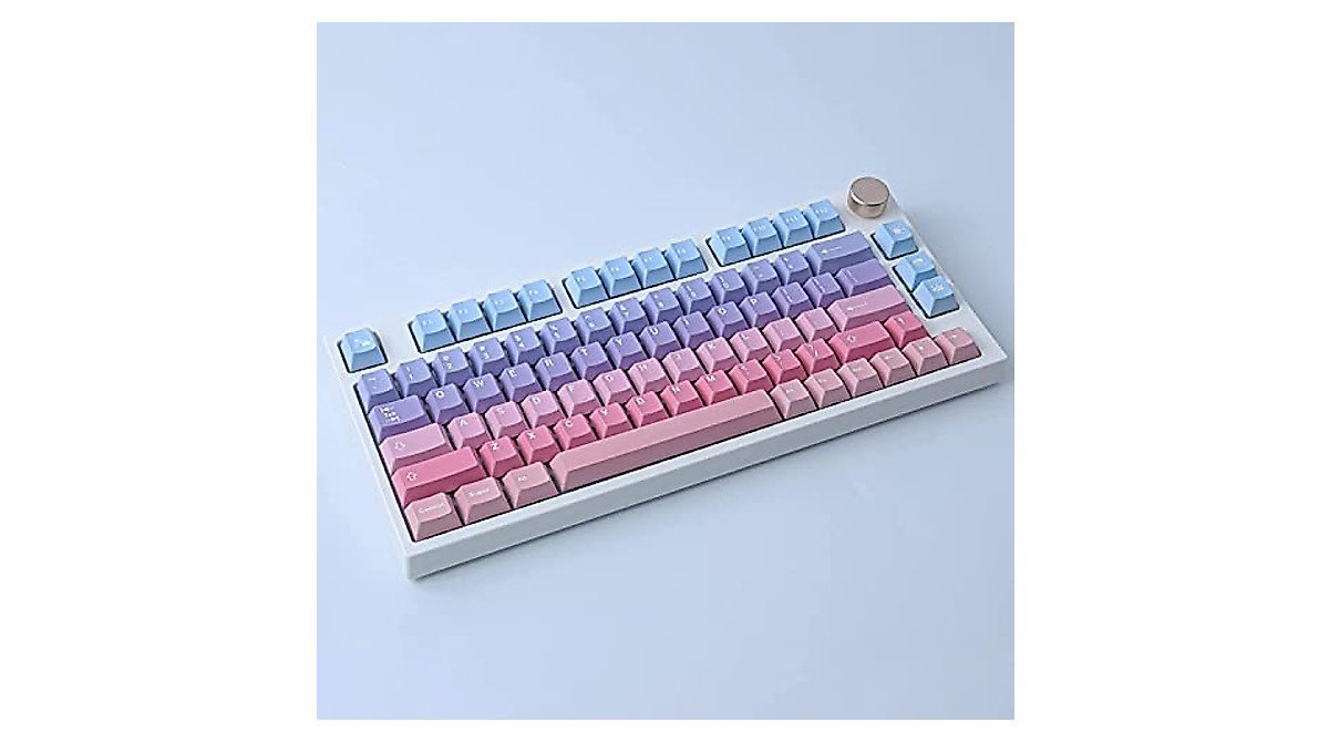 JOMKIZ Colorful Clouds Keycaps for Mechanical Keyboards | 129 Keys DIY Set