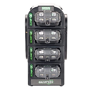 MSA 10127427 ALTAIR 5/5X Multi-Gas Detector Charger, Galaxy GX2 Automated Test System Charger, Rechargeable Lithium-ion Battery Station, Portable Gas Monitor Charging Dock