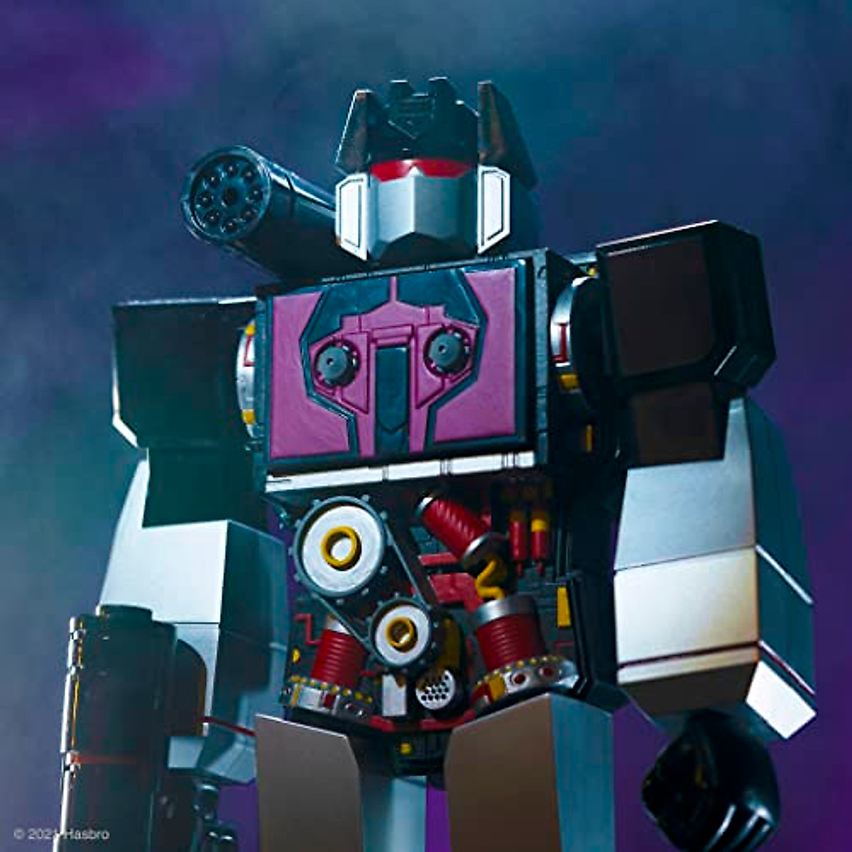 Super7 Super Cyborg Transformers Soundwave Soundblaster - 11" Transformers Action Figure with Accessories Classic Cartoon Collectibles and Retro Toys