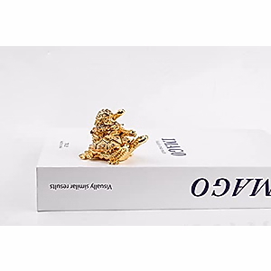 SEVENBEES Golden Sea Turtles Figurines Jewerly Trinket Boxes Hinged for Home Decor