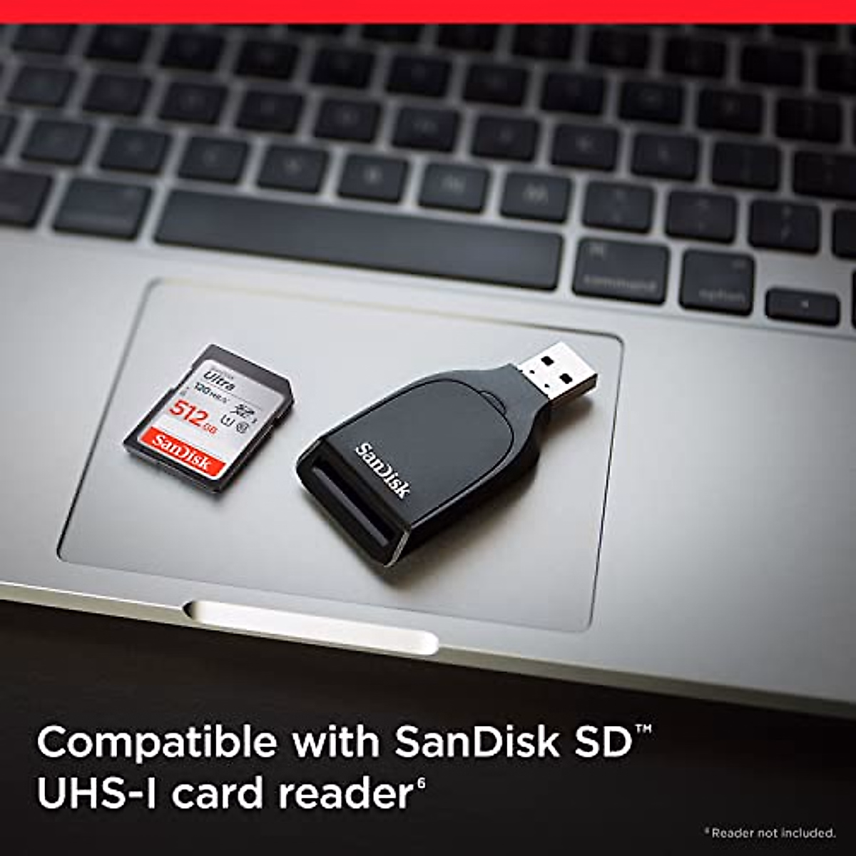SanDisk 512GB Ultra SDXC UHS-I Memory Card - 120MB/s, C10, U1, Full HD, SD Card - SDSDUN4-512G-GN6IN