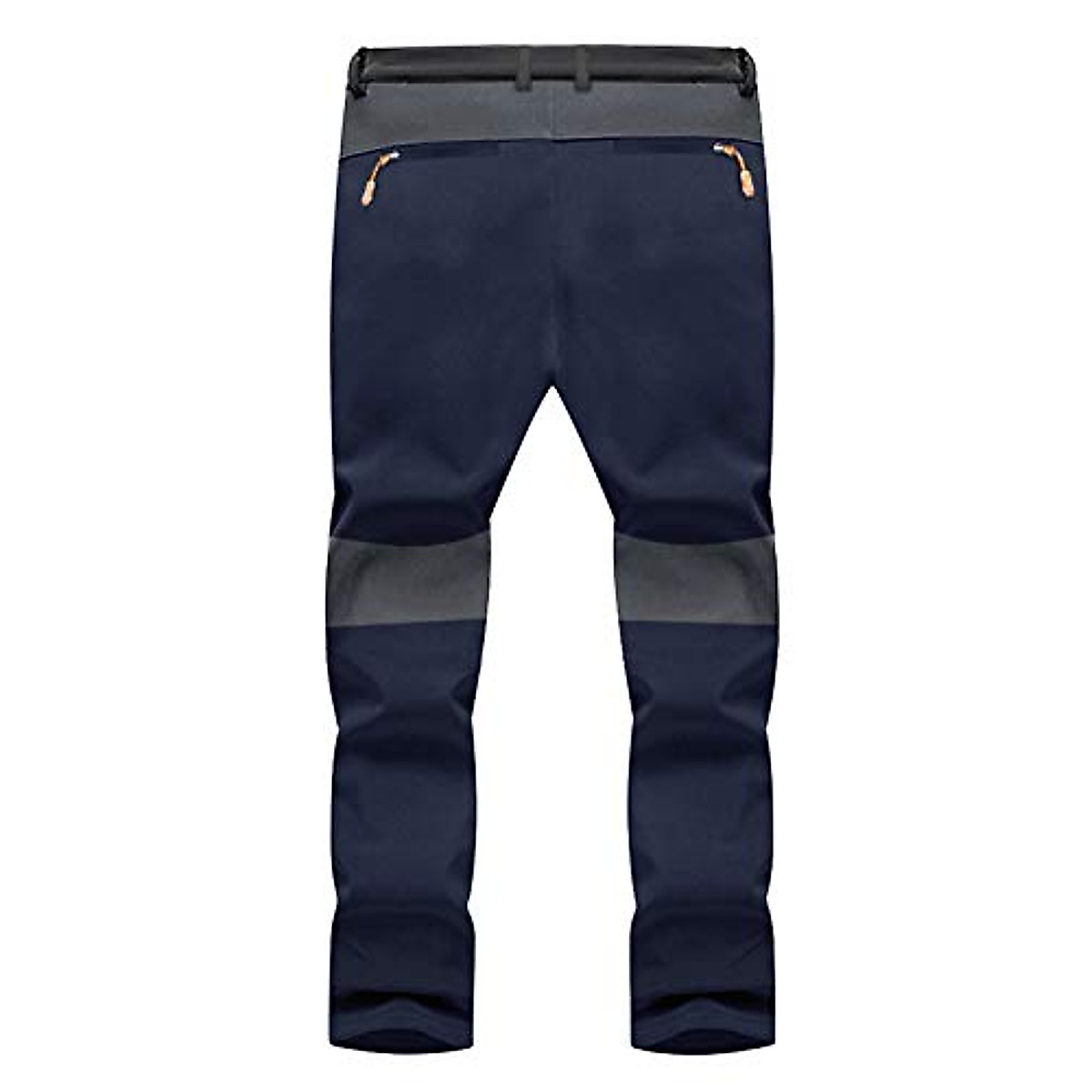 TACVASEN Men's Waterproof Pants Winter Pants Fleece Lined Pants Snow Pants Warm Pants Outdoor Pants Hiking Pants Navy