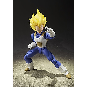 Bandai Tamashii Nations S.H. Figuarts Super Saiyan Vegeta (Cell Saga) "Dragon Ball Z" Action Figure
