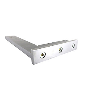 Kinex 4034-12-020 8 Inches Tall x 4 Inches Wide Try Machinist Square with Base DIN 875/1 Square to w/in 0.0008 Inches