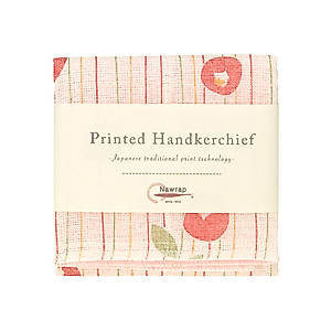 Nawrap Printed Handkerchief Set of 3, Animal, Poppy & Clover