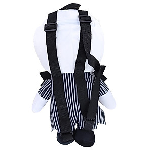 Disney's Nightmare Before Christmas Jack Skellington Jumbo 16 Inches Plush Backpack White